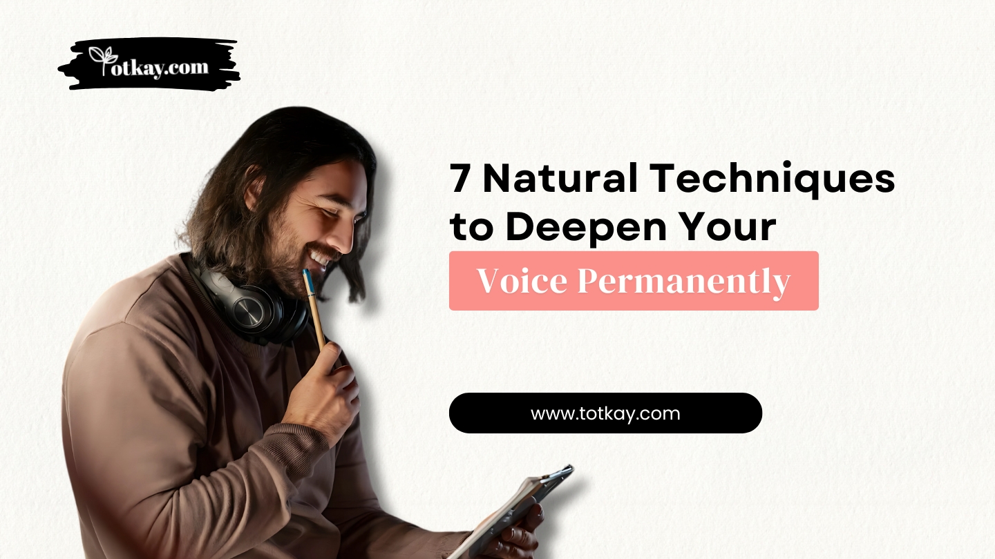 How to Make Your Voice Deeper Permanently: Science-Backed Methods by Dr. Nimra Chohan - Totkay